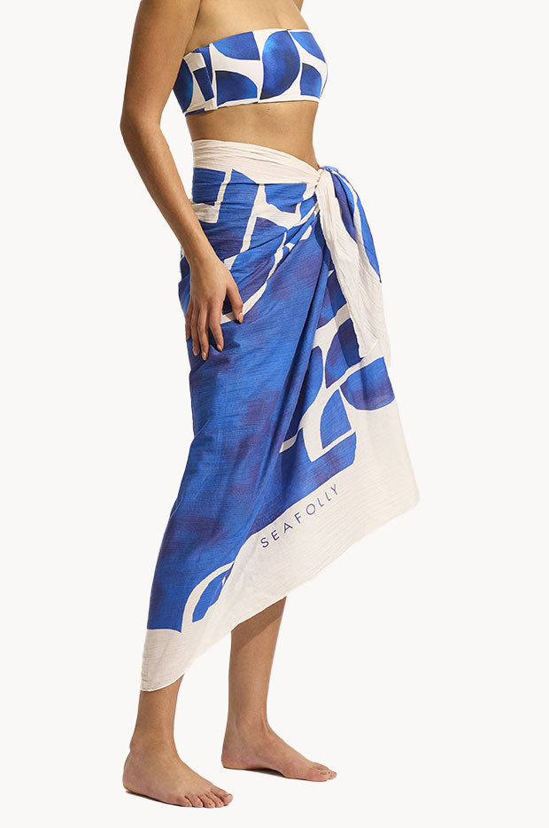 Seafolly - Sunray Sarong - Marine | Swimwear Galore AU