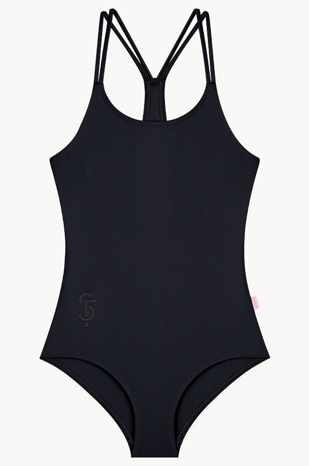 Seafolly Girls Essentials Multi Strap One Piece Black | Swimwear Galore US