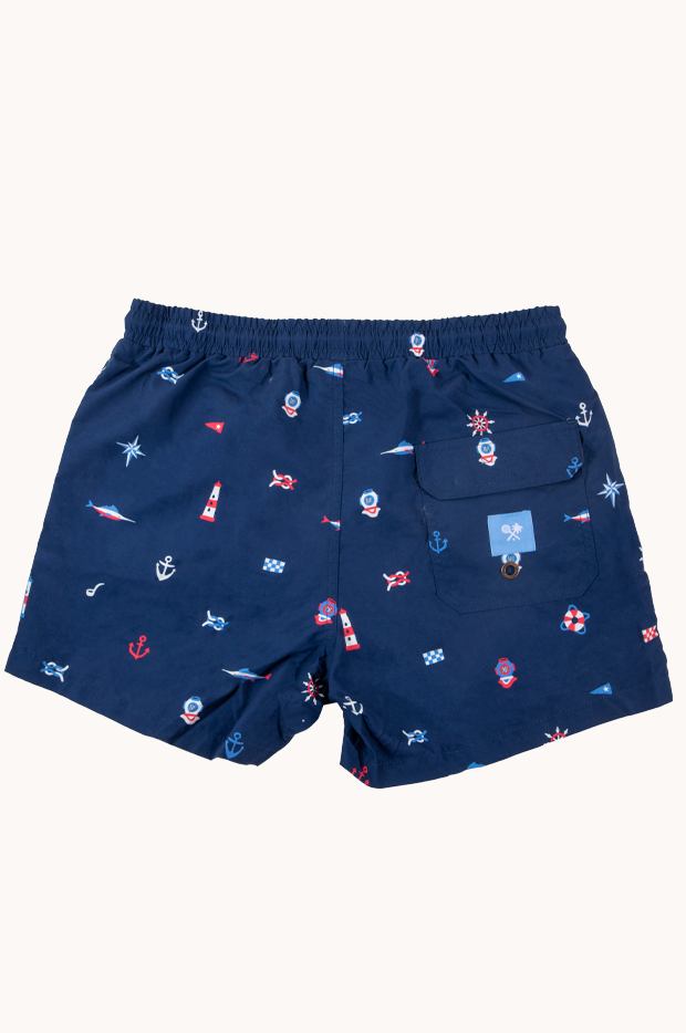 Skwosh - Mens Moby Sick Boardshort - Navy | Swimwear Galore AU