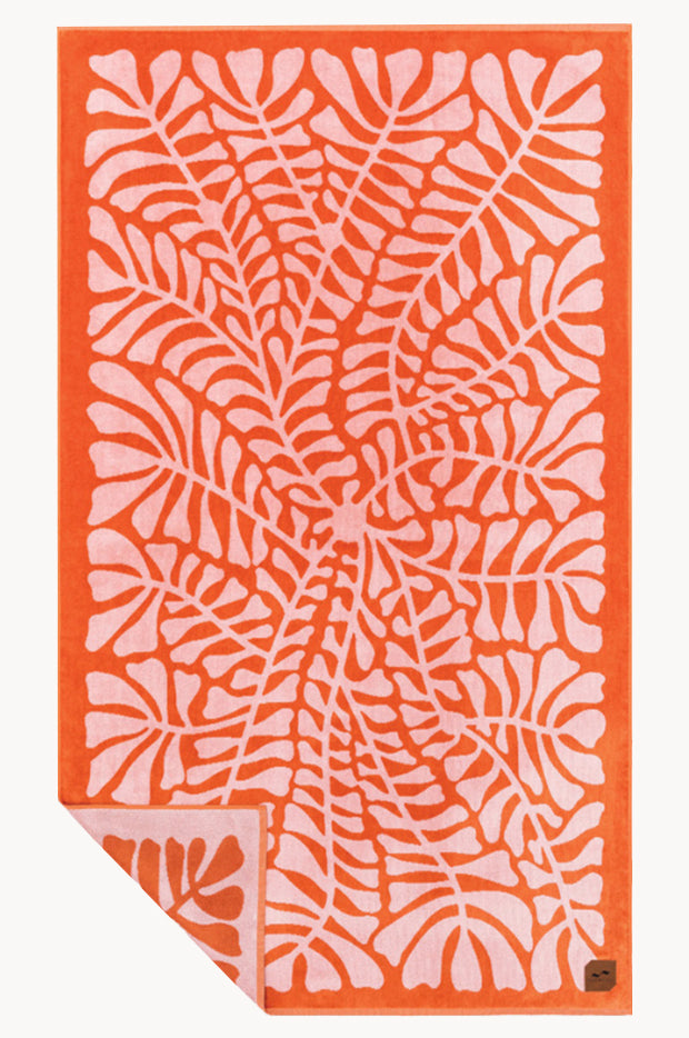 Slowtide - Hapa Oversized Premium Beach Towel - Rust | Swimwear Galore AU