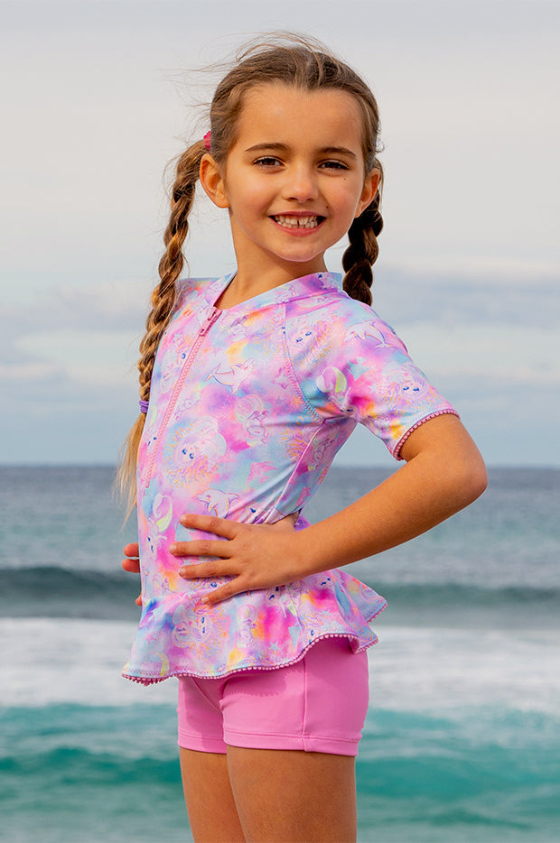 Girls Miss Sea Princess Boyleg Sunsuit – Swimwear Galore
