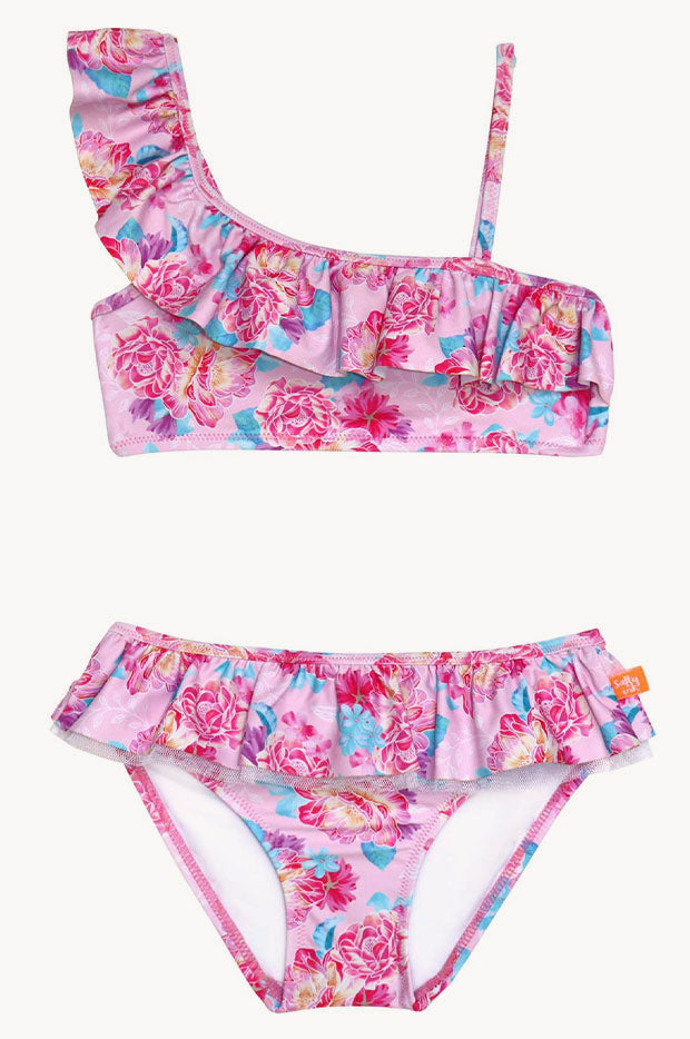 Salty Ink - Girls Miss Bloom One Shoulder Crop Set - Bloom | Swimwear ...