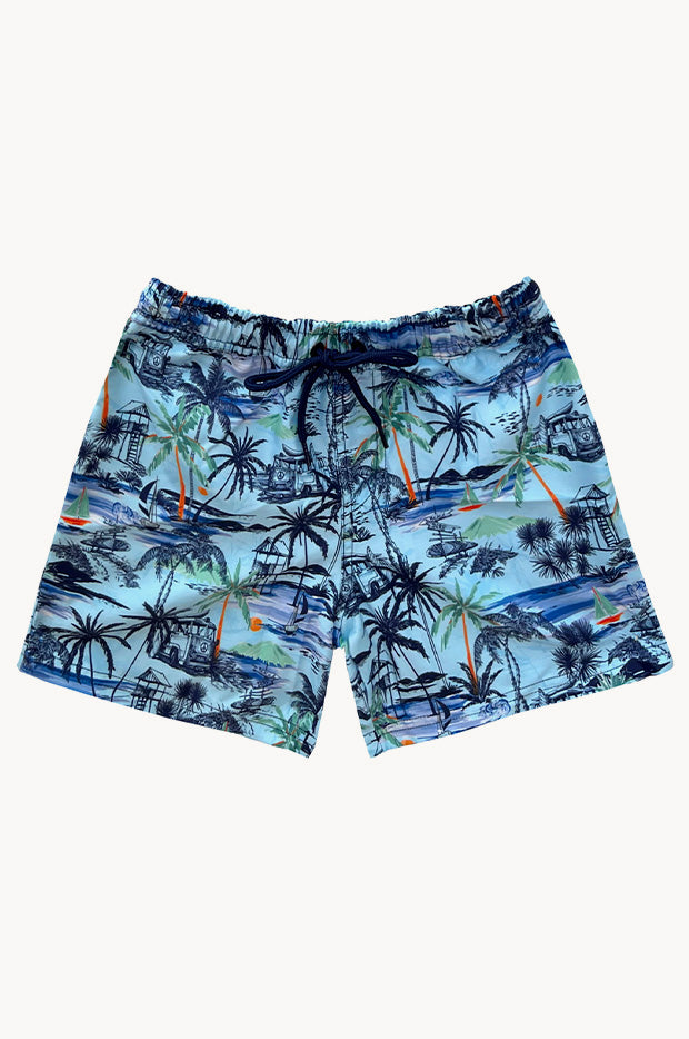 Salty Ink - Boys Vintage Surf Boardshort - Vintage Blue | Swimwear ...