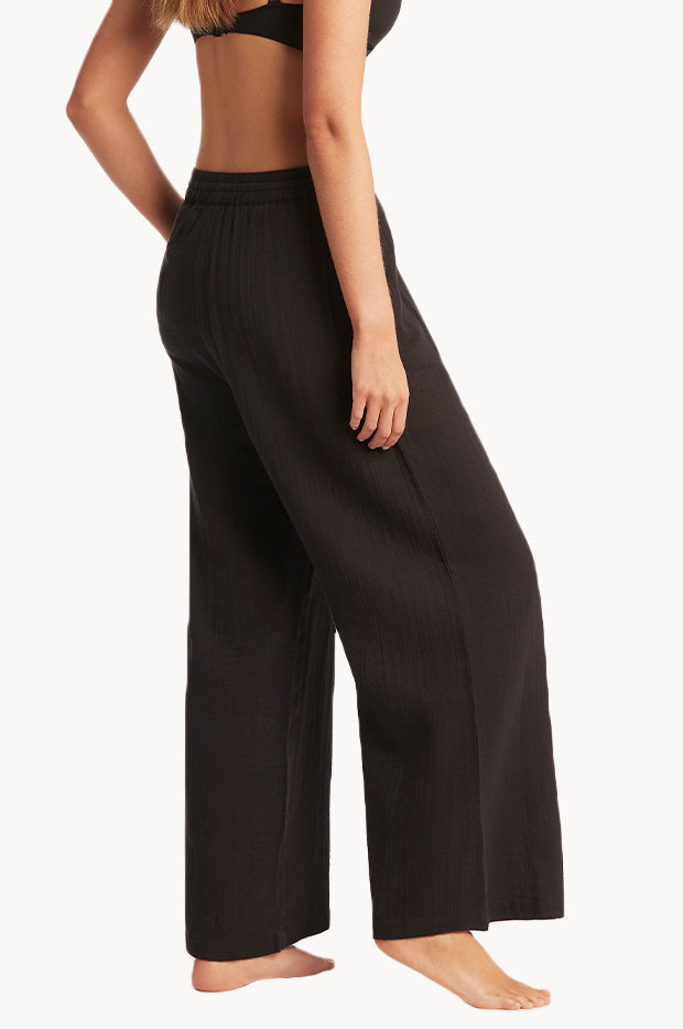 Sea Level - Sunset Beach Pant - Black | Swimwear Galore AU