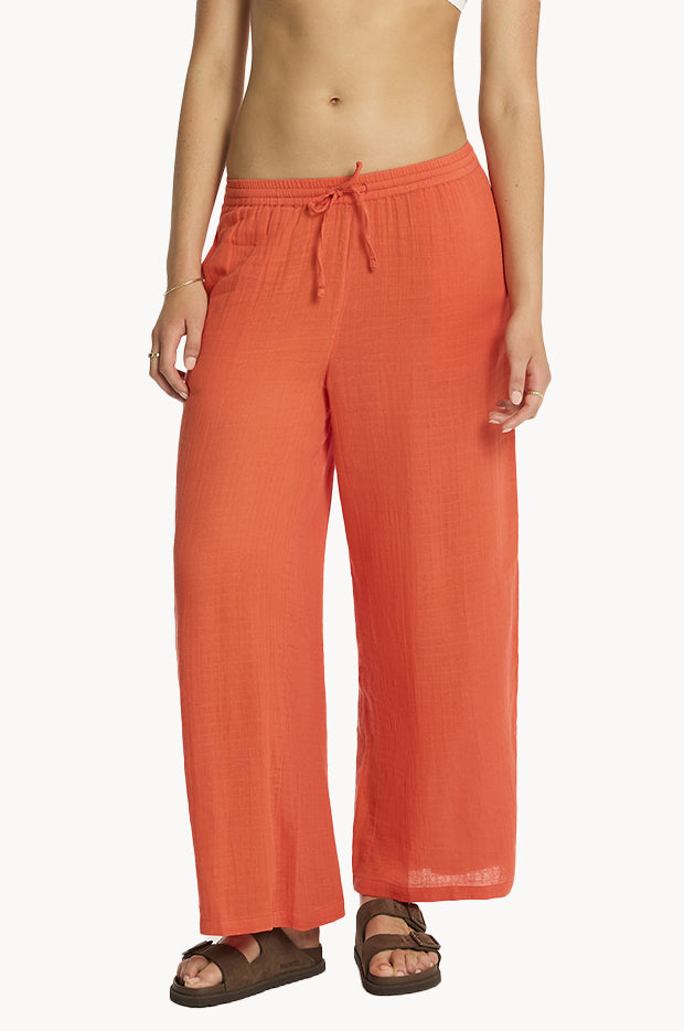 Sea Level - Sunset Beach Pant - Flame | Swimwear Galore AU