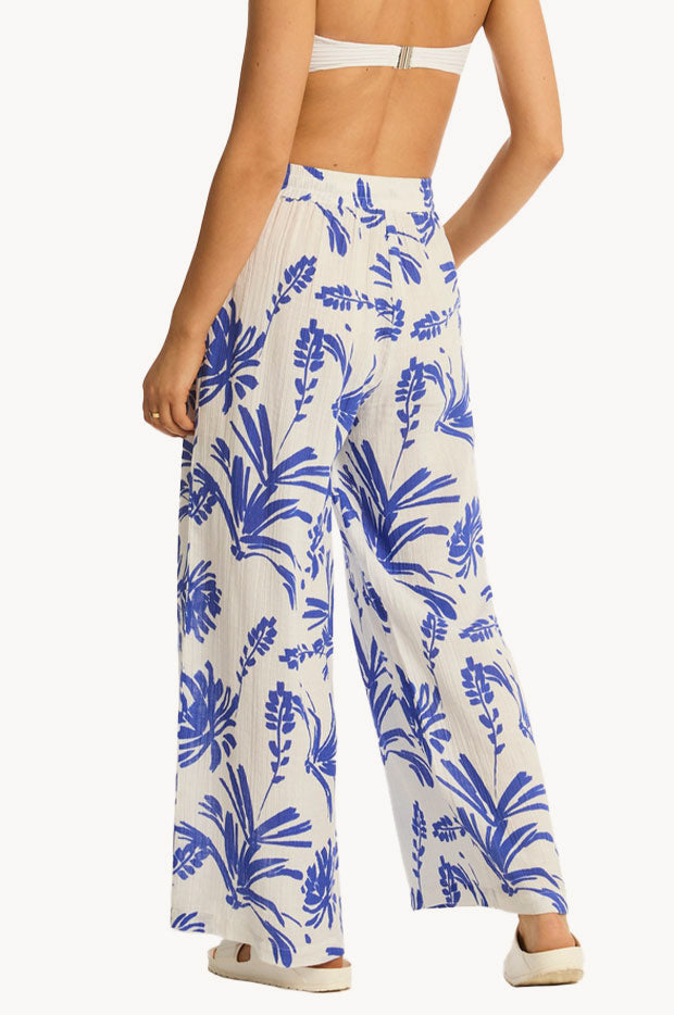 Sea Level - Tradewind Beach Pant - Cobalt | Swimwear Galore AU