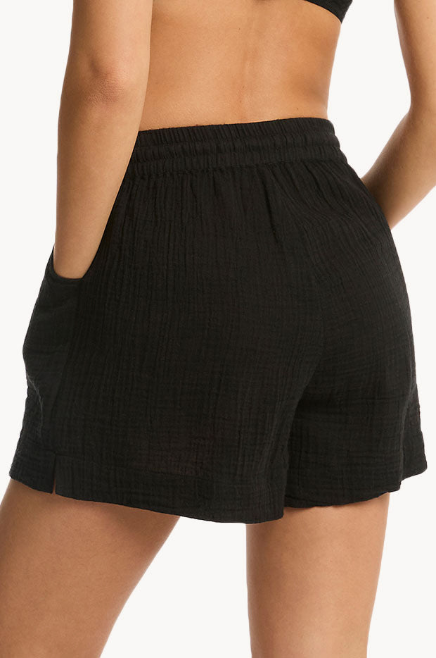 Sea Level - Sunset Beach Short - Black | Swimwear Galore AU