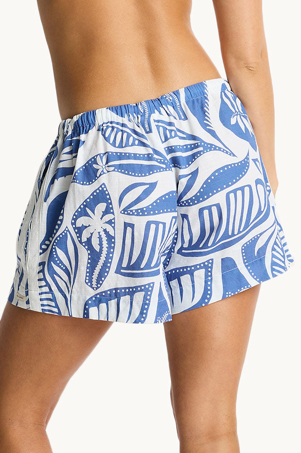 Sea Level - Reef Boxer Short - Denim | Swimwear Galore US