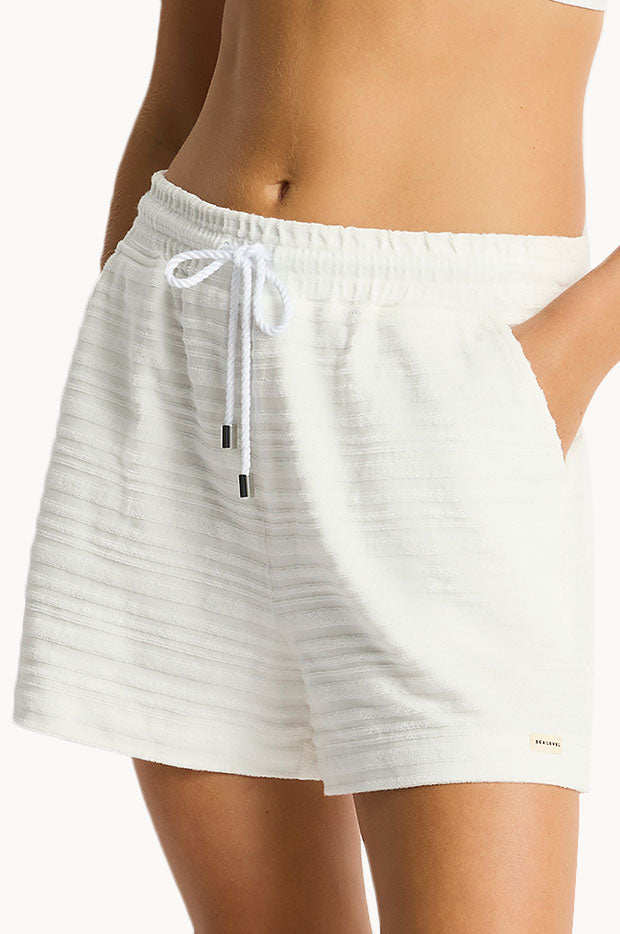 Sea Level - Horizon Boxer Short - White | Swimwear Galore AU