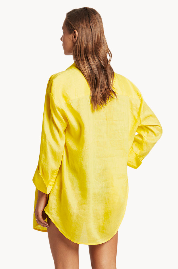 Sea Level - Resort Linen Cover Up - Citrus | Swimwear Galore AU