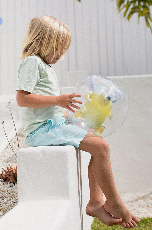 Sunny Life - Monty The Monster 3D Beach Ball - Clear | Swimwear Galore EU