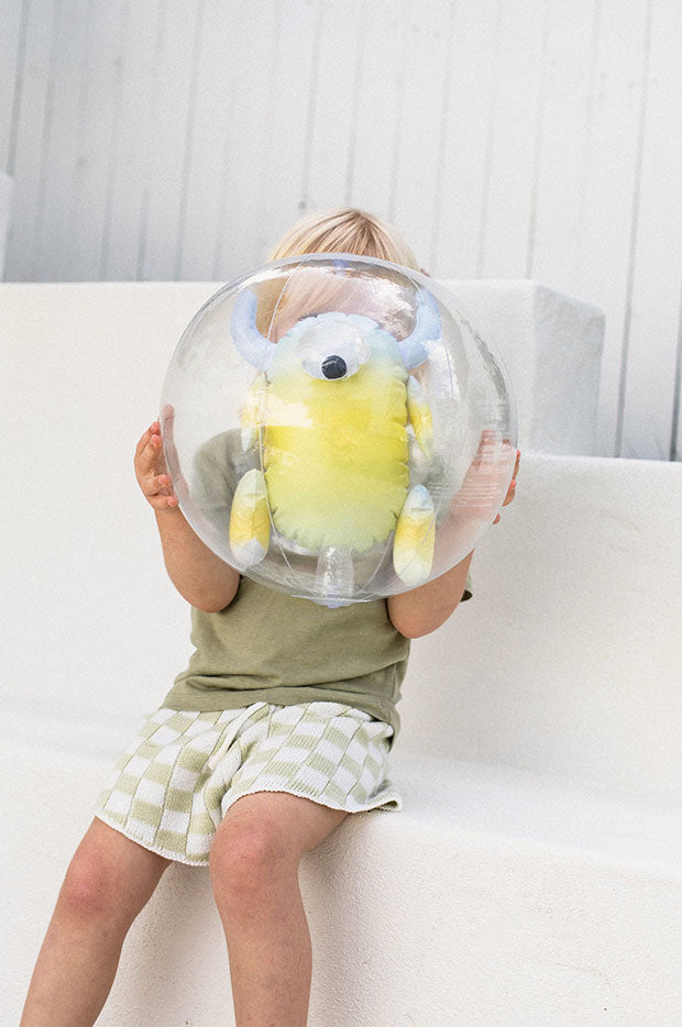Sunny Life - Monty The Monster 3D Beach Ball - Clear | Swimwear Galore AU
