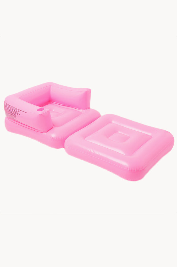 Sunny Life - Neon Inflatable Lilo Chair - Neon Pink | Swimwear Galore AU
