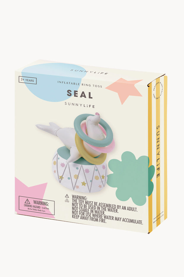 Sunny Life - Seal Inflatable Ring Toss - Multi | Swimwear Galore AU