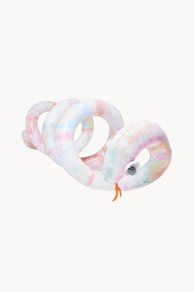 Sunny Life - Tie Dye Giant Inflatable Snake - Multi | Swimwear Galore US
