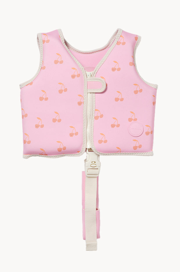 Sunny Life - Cherry Cotton Candy Swim Vest 1-2 Years - Cherry