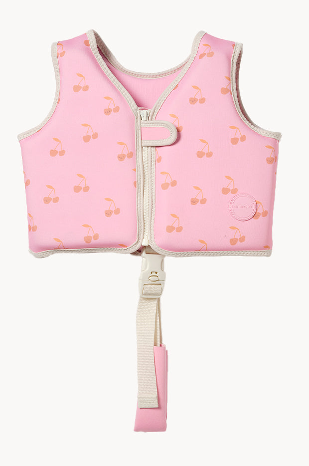 Sunny Life - Cherry Cotton Candy Swim Vest 2-3 Years - Cherry