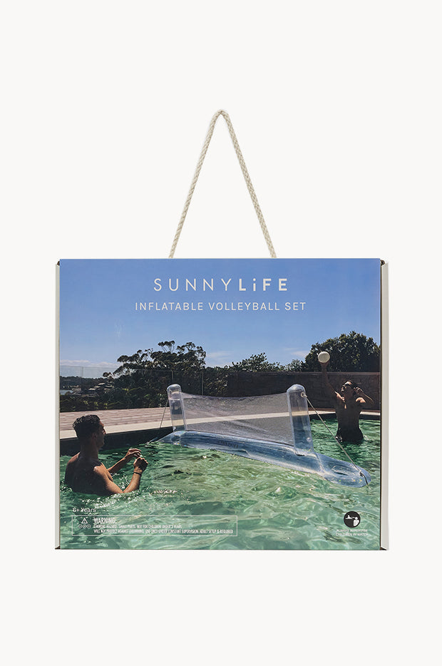 Sunny Life - Glitter Inflatable Volley Ball Set - Clear | Swimwear ...