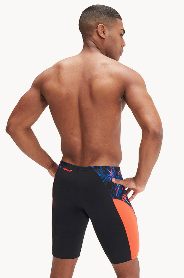 Speedo - Mens Eco Endurance Splice Jammer - Black/Orange | Swimwear ...