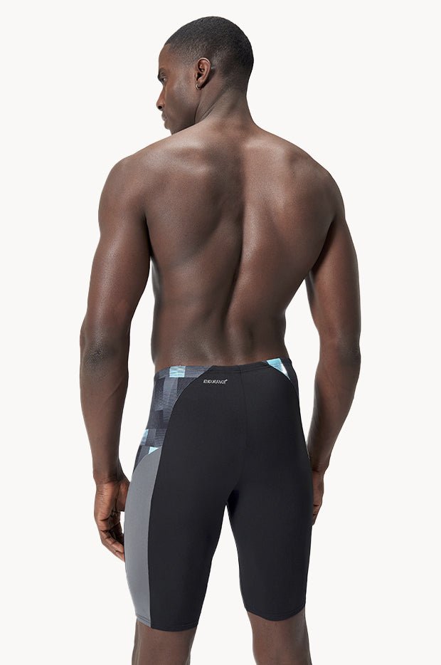 Speedo - Mens Endurance+ Max Splice Jammer - Black/Charcoal | Swimwear ...