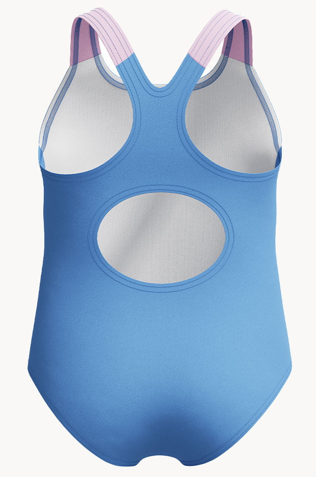 Speedo - Girls Medalist One Piece - Periwinkle | Swimwear Galore EU