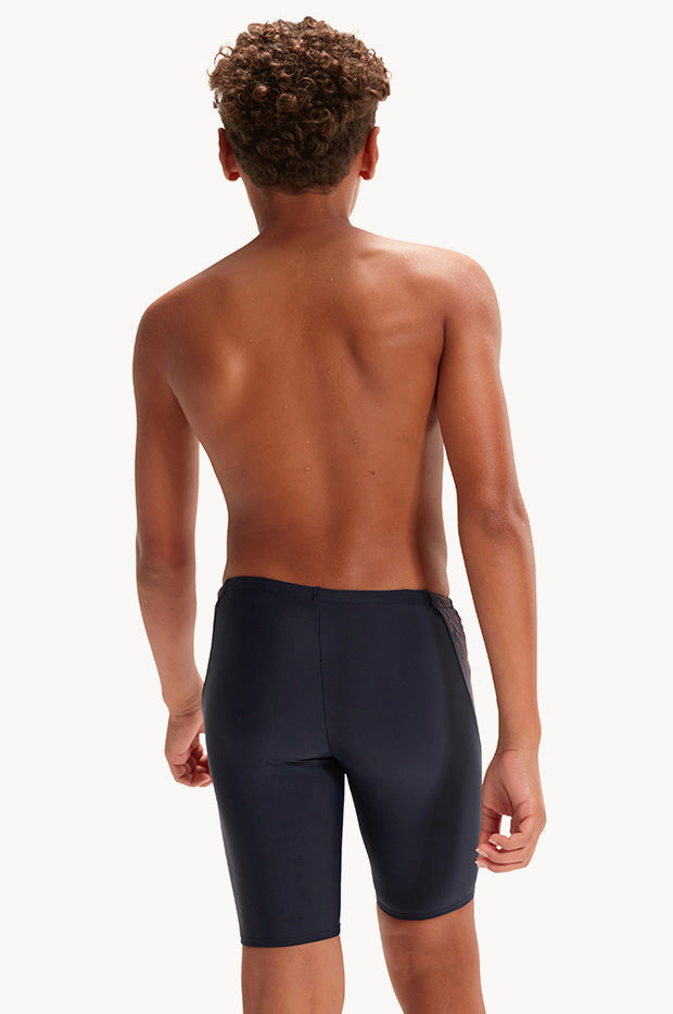 Speedo Boys Hyperboom Splice Jammer Navy/Red | Swimwear Galore AU