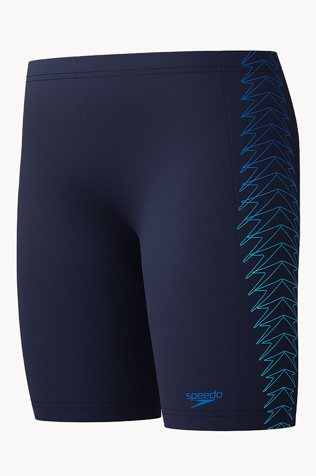 Speedo - Boys Plastisol Placement Jammer - Peacoat | Swimwear Galore NZ