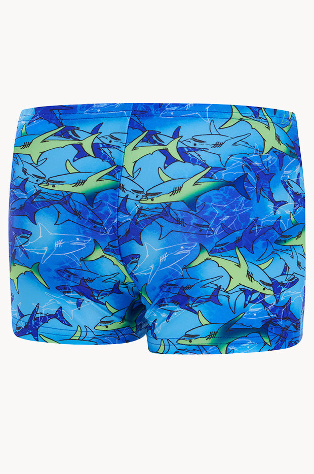 Speedo - Boys Under The Sea Aquashort - Green/Blue | Swimwear Galore AU