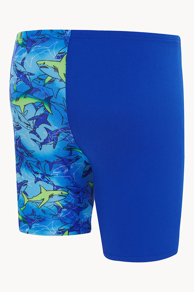 Speedo - Boys Under The Sea Jammer - Green/Blue | Swimwear Galore AU