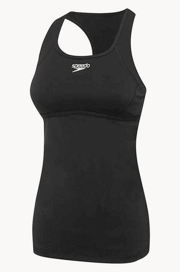 Speedo - Cross Trainer Power Tankini Separate - Black | Swimwear Galore AU