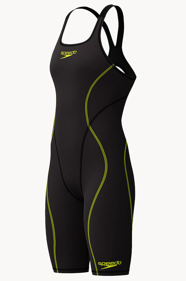 Speedo - Womens/Teens Fastskin Hyperspark Open Back Kneeskin - Black