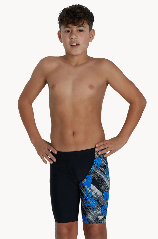 Speedo Boys Digital Jammer Black/Charcoal | Swimwear Galore AU