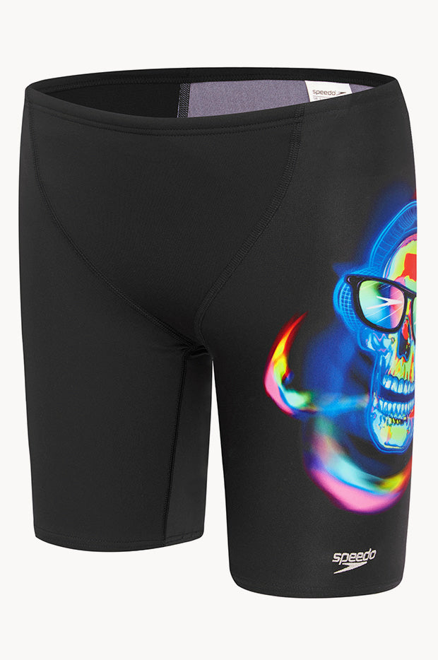 Speedo - Boys Boom Skull Jammer - Black | Swimwear Galore US