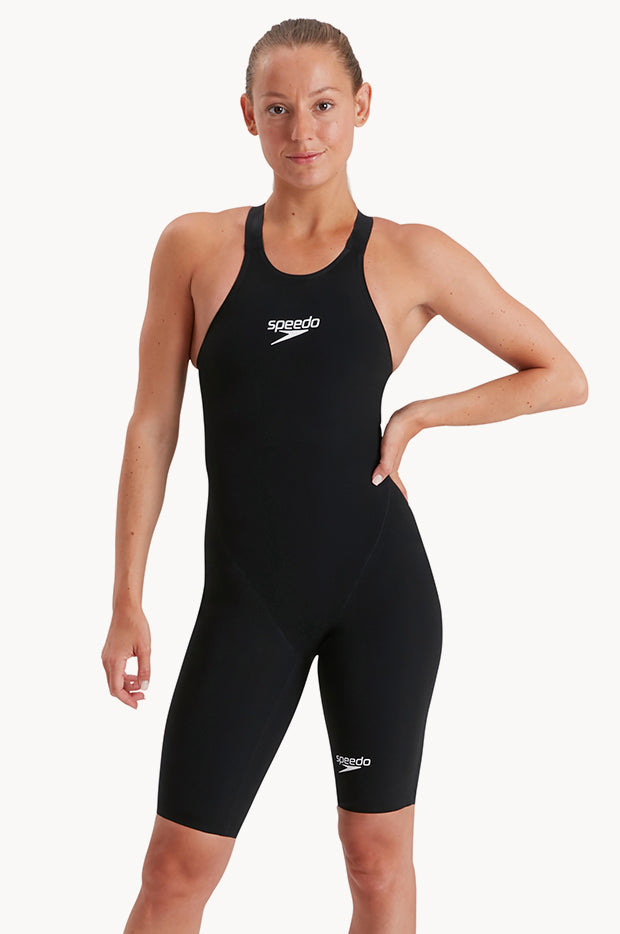 Speedo - Fastskin LZR Pure Valor Open Back Kneeskin - Black | Swimwear ...