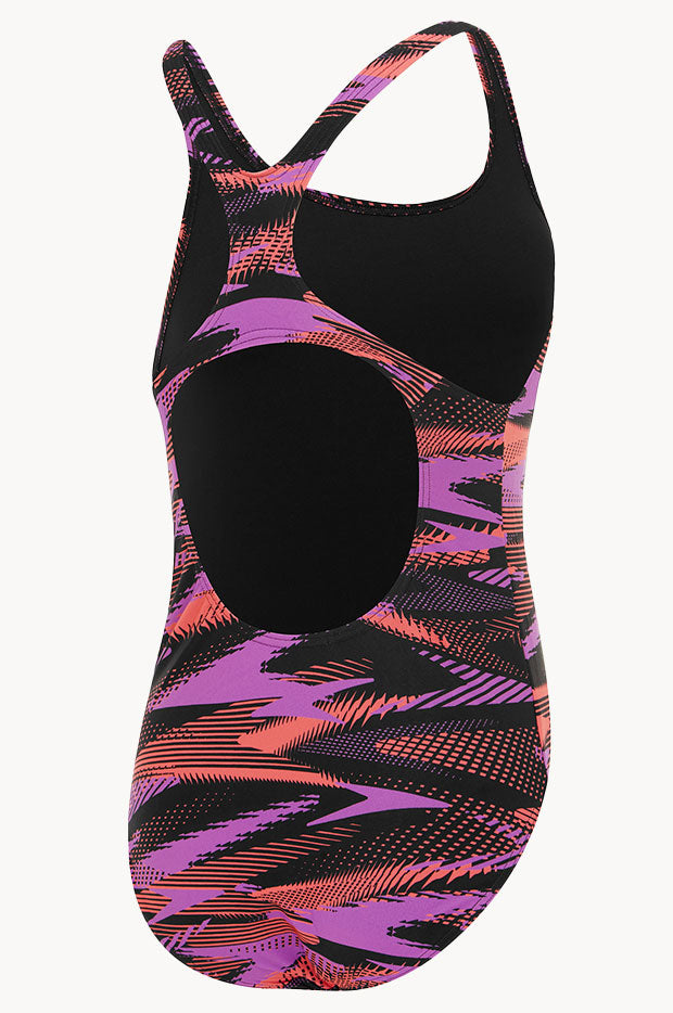 Speedo - Hyperboom Allover Medalist One Piece - Violet | Swimwear Galore AU