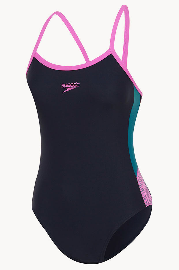 Speedo Dive Thinstrap Muscleback One Piece | Swimwear Galore AU