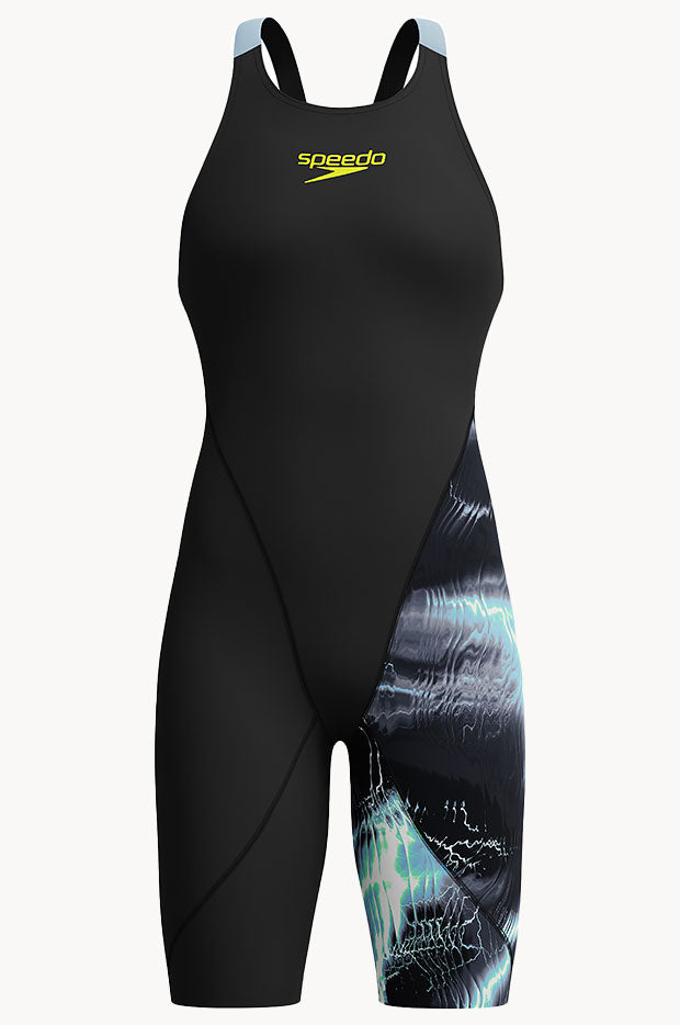 Speedo - Girls Fastskin LZR Ignite Kneeskin - Black | Swimwear Galore US