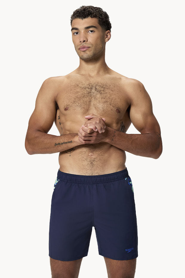 Speedo - Mens Xpress Lite Panel 16" Watershort - Peacoat