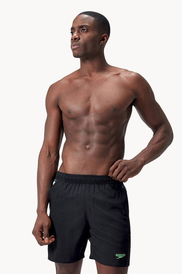 Speedo - Mens Xpress Lite 16" Panel Watershort - Black/Charcoal