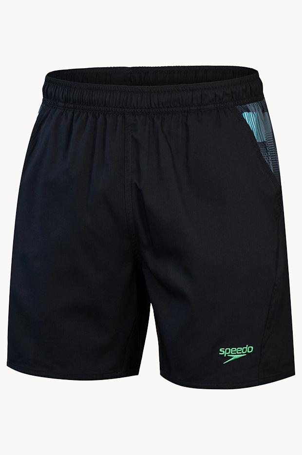 Speedo - Mens Xpress Lite 16" Panel Watershort - Black/Charcoal