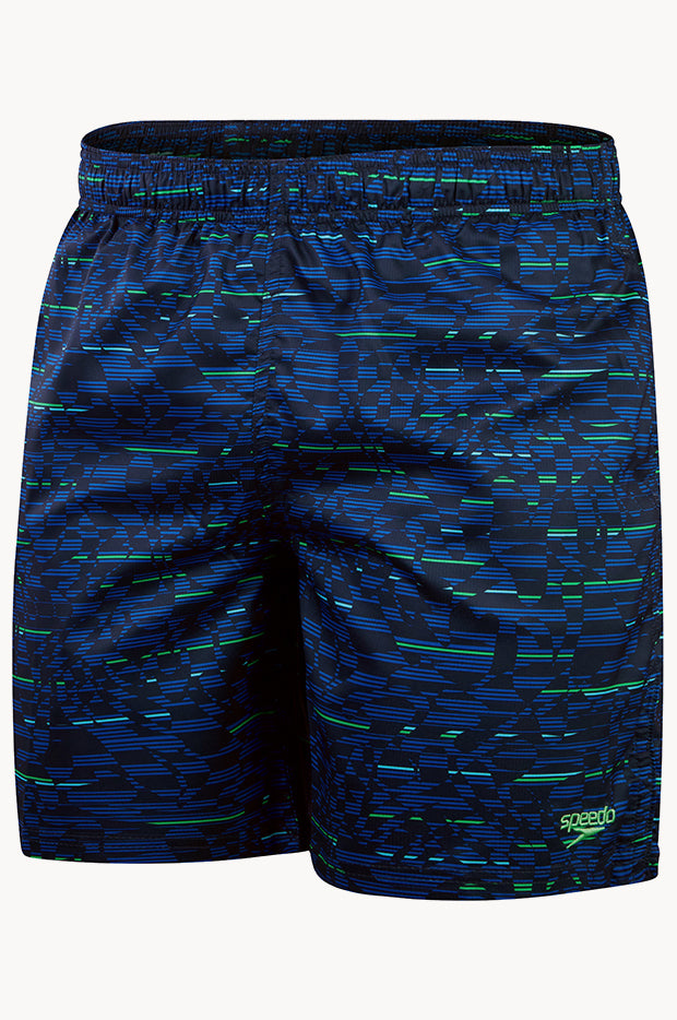 Speedo - Mens Eco Xpress Lite Allover 18" Watershort - Navy/Blue