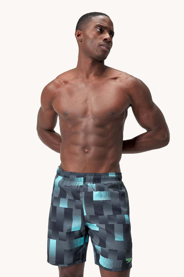 Speedo - Mens Xpress Lite Allover 18" Watershort - Charcoal
