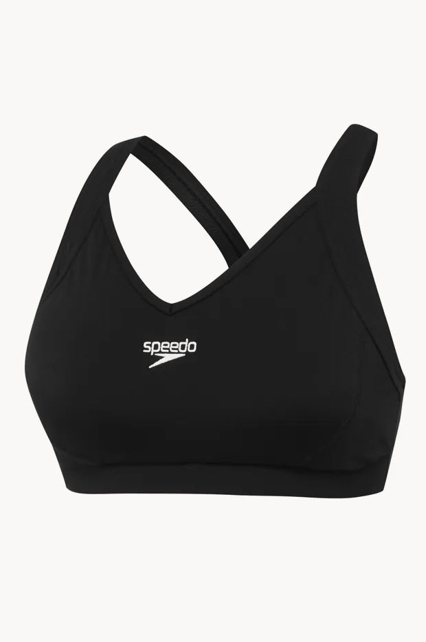 Speedo Eco Endurance+ Cross Trainer Racer Top Black | Swimwear Galore US
