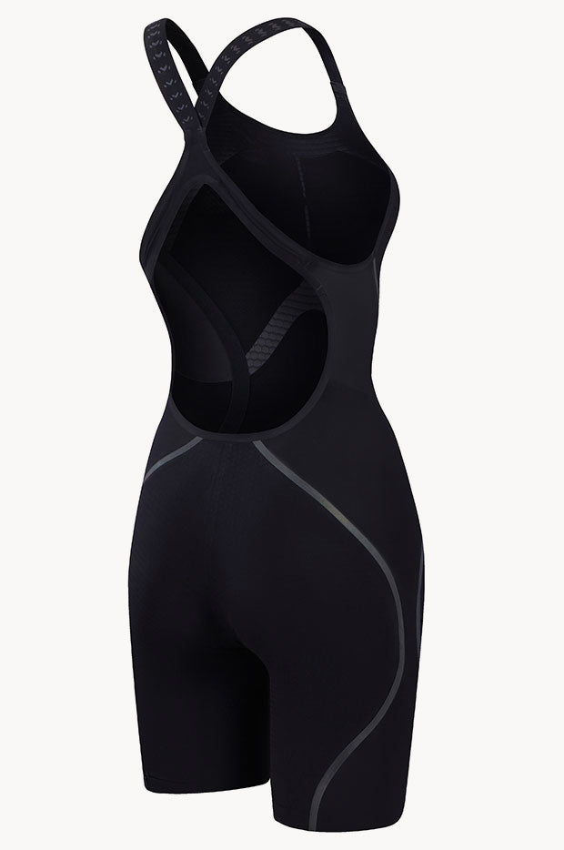 Speedo - Fastskin LZR Pure Intent 2.0 Open Back Kneeskin - Black/Purple