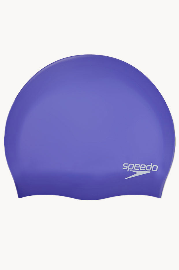 Speedo - Metallic Moulded Silicone Cap - Indigo | Swimwear Galore AU