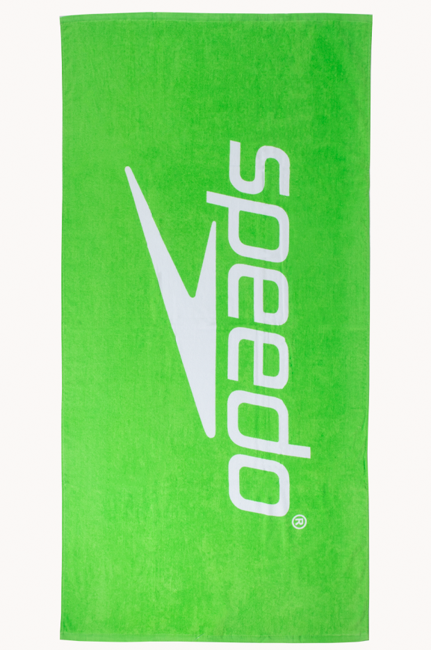 Speedo - Logo Towel - Green/White | Swimwear Galore AU