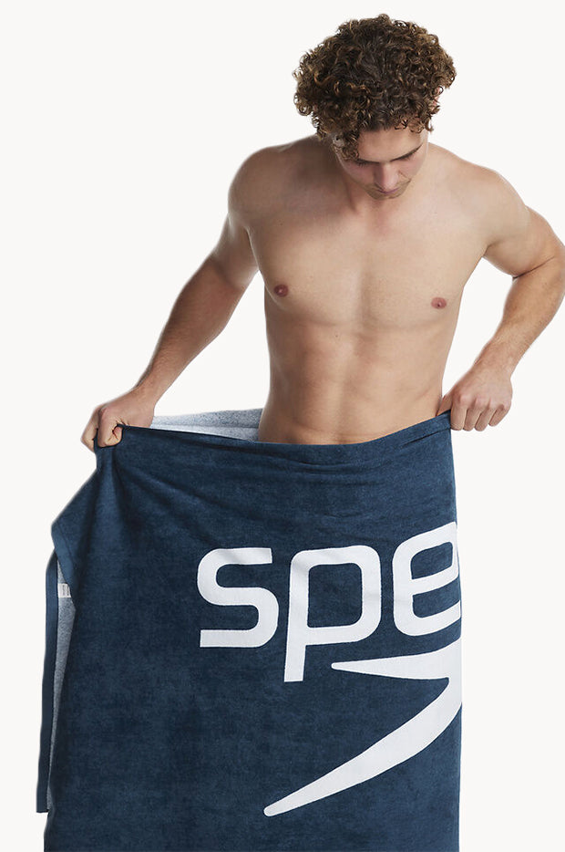 Speedo Speedo Logo Towel Navy/White | Swimwear Galore US