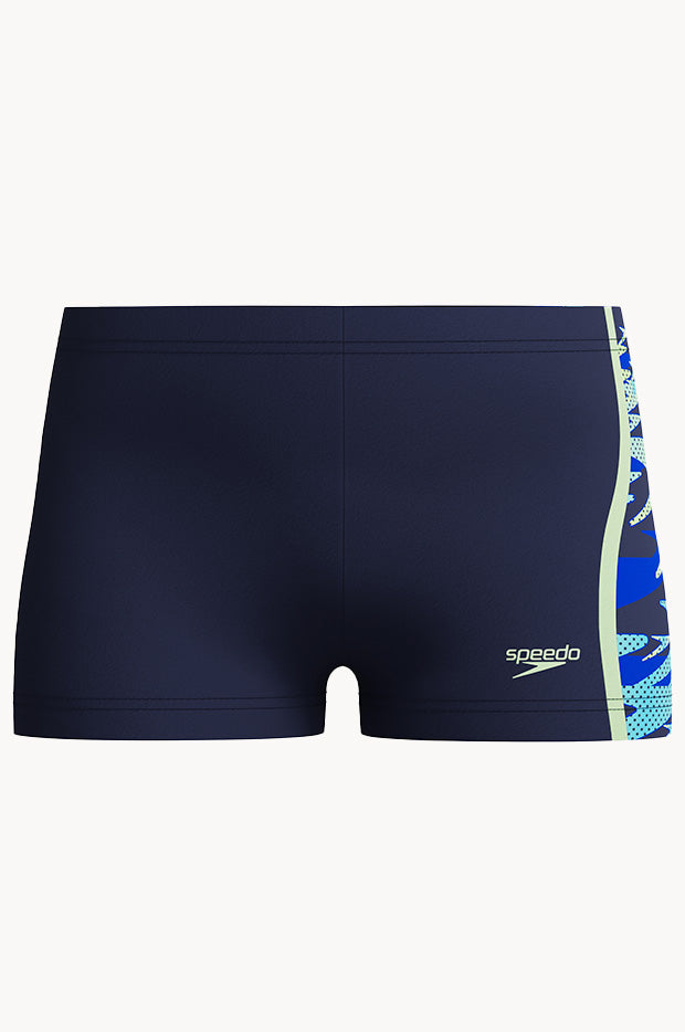 Speedo - Boys Hyperboom Panel Aquashort - Peacoat | Swimwear Galore EU