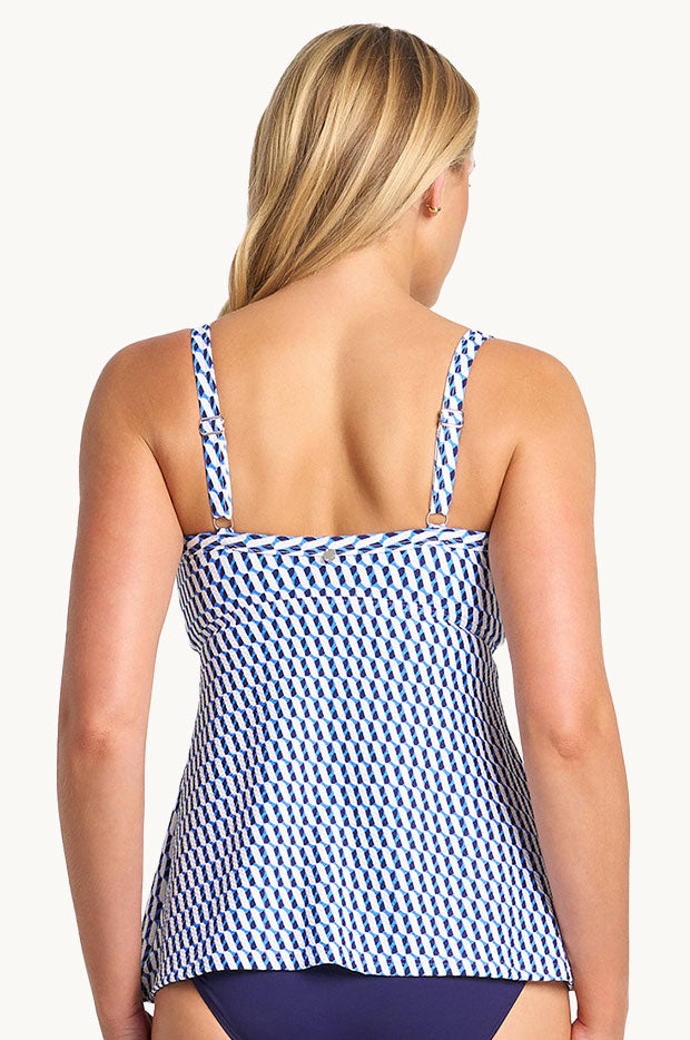 Sunseeker - Marina E/F Cup Scoop Minimiser Tankini Separate - Ink
