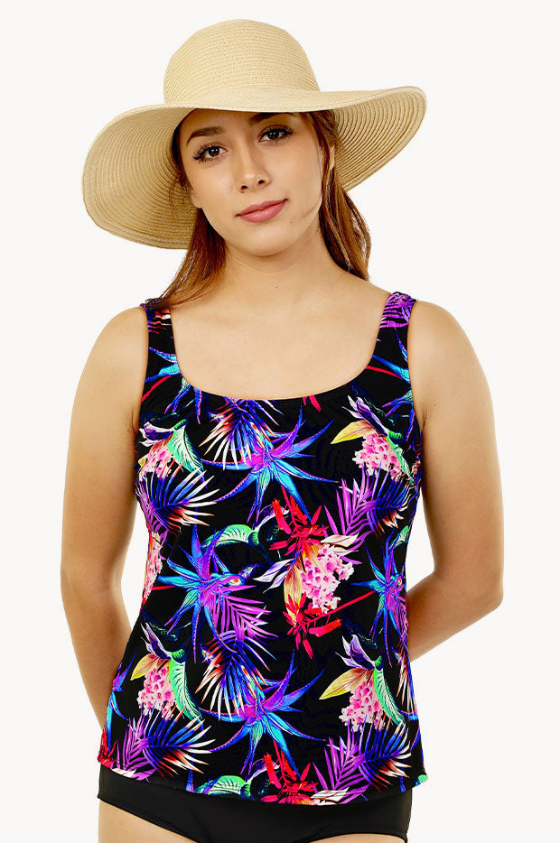 T.h.e. Swimwear - Morning Glory D/DD Cup Tankini Separate - Multi